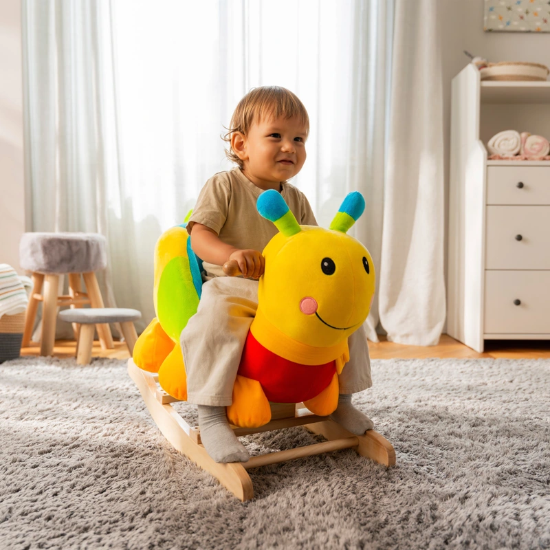 Wooden Baby Rocking Animal Caterpillar | Smyths Toys UK