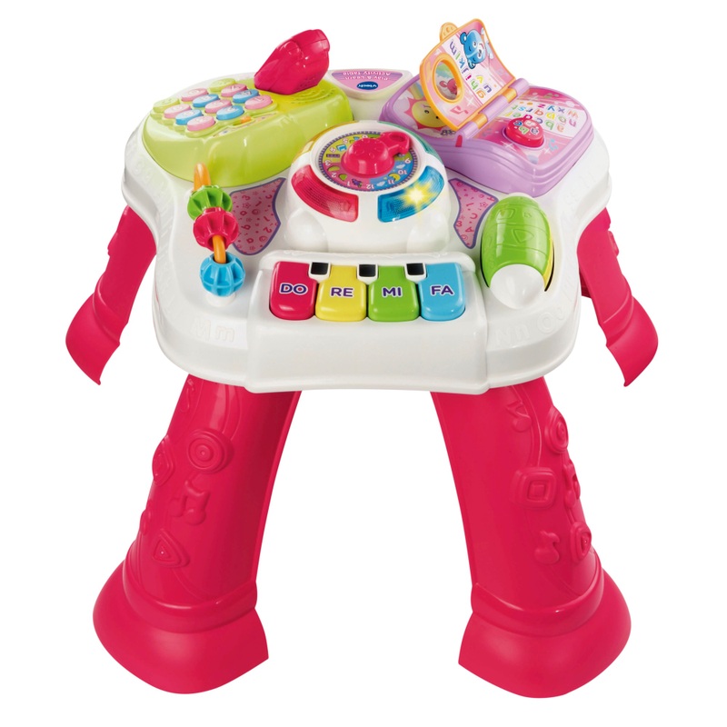 VTech Baby Play & Learn Activity Table Pink | Smyths Toys Ireland