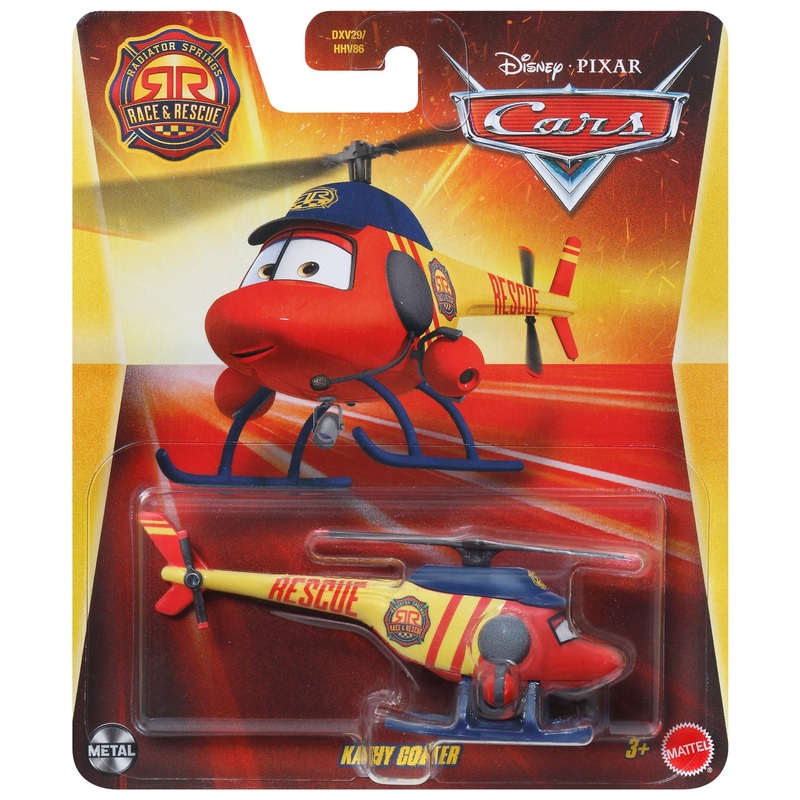 Disney Pixar Cars Diecast Car Race & Rescue Kathy Copter 1:55 Scale ...