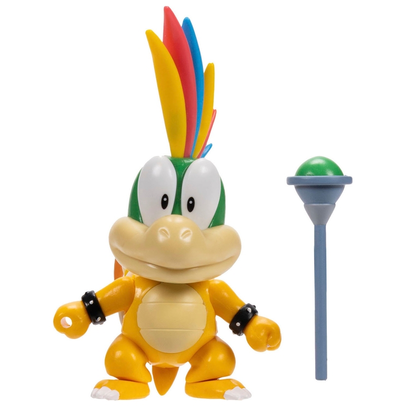Nintendo Super Mario Figuur Lemmy Koopa met Toverstaf 10 cm | Smyths ...