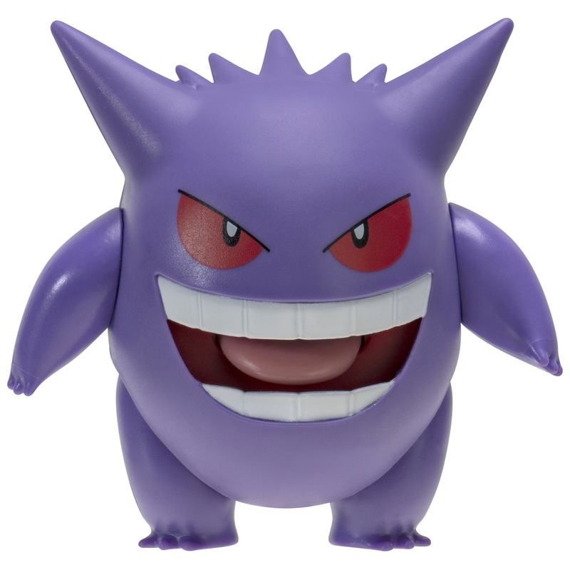 Pokémon Deluxe Action Gengar Battle Feature Figure 11cm | Smyths Toys UK