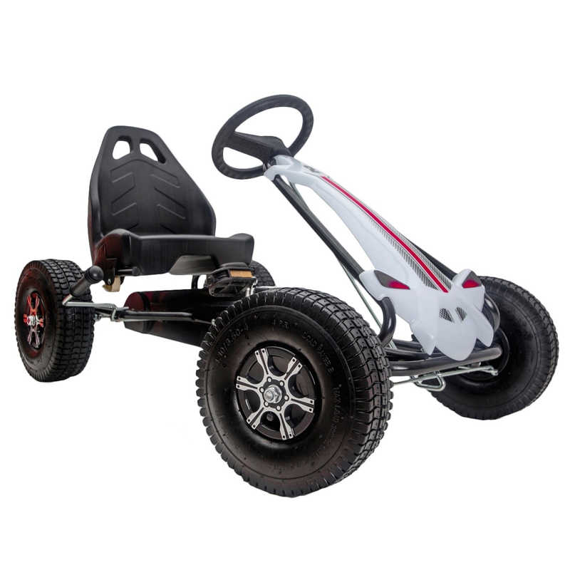 Go-kart star zwart/wit | Smyths Toys Nederland