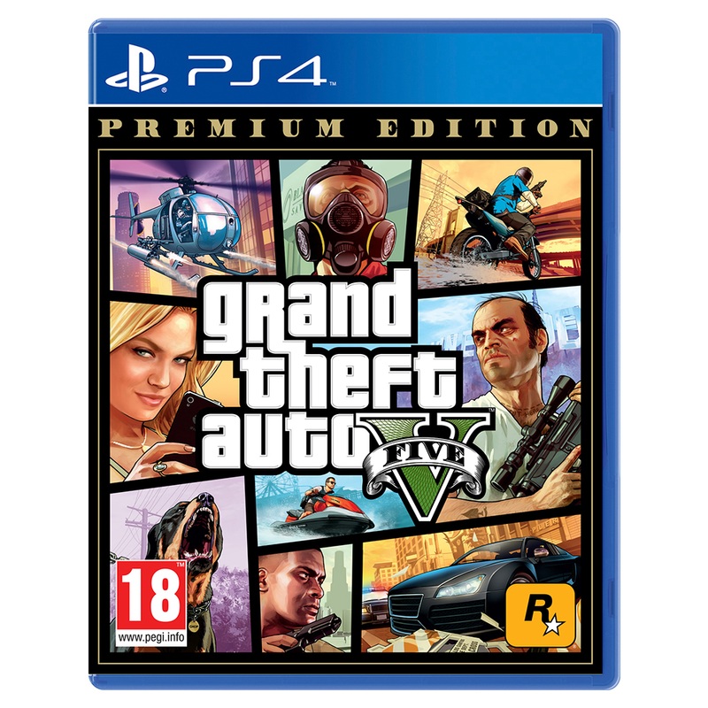 Grand Theft Auto V Premium Edition PS4 | Smyths Toys UK