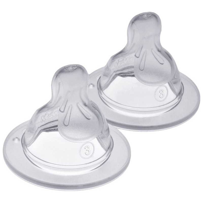 MAM Fast-Flow Size 3 Baby Bottle Teats 2 Pack | Smyths Toys UK