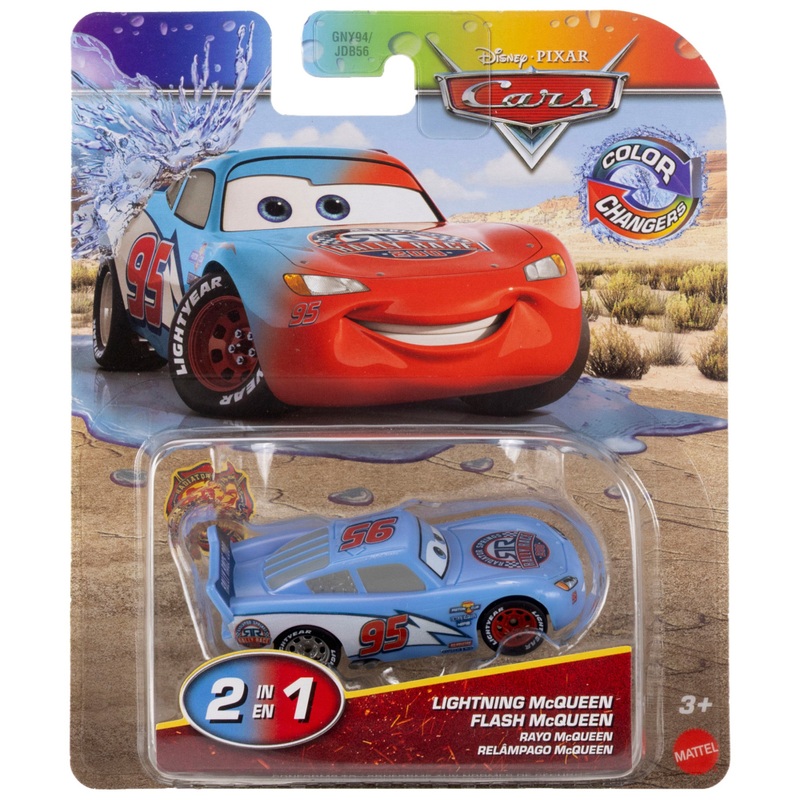 Disney Pixar - Cars Véhicule 1/55 Flash McQueen Rally Changeant de ...