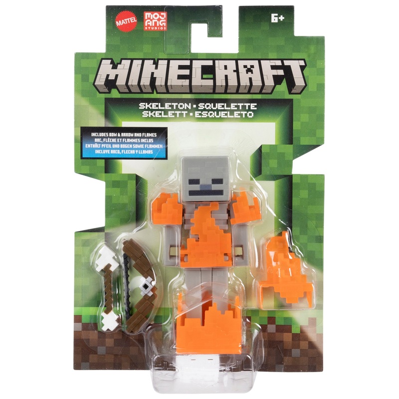 Minecraft - Figurine Squelette 8 cm | Smyths Toys France