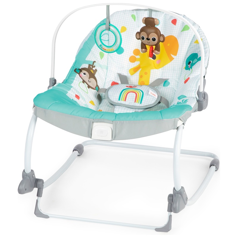Bright Starts Baby to Toddler Rocker Wild Vibes | Smyths Toys UK