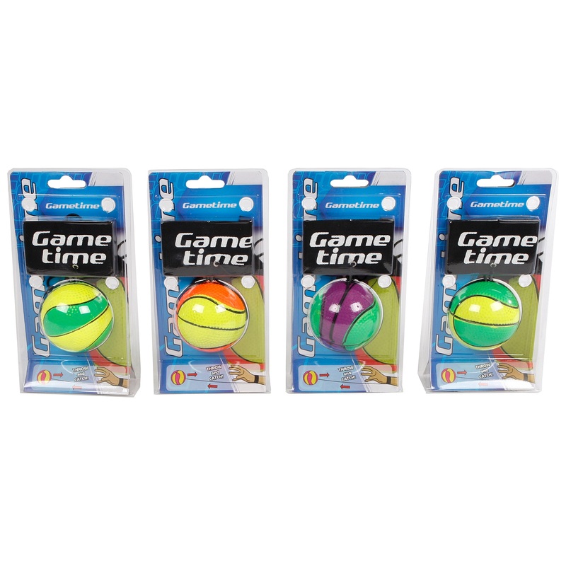 Gametime Returnball met elastiek neon assorti | Smyths Toys Nederland