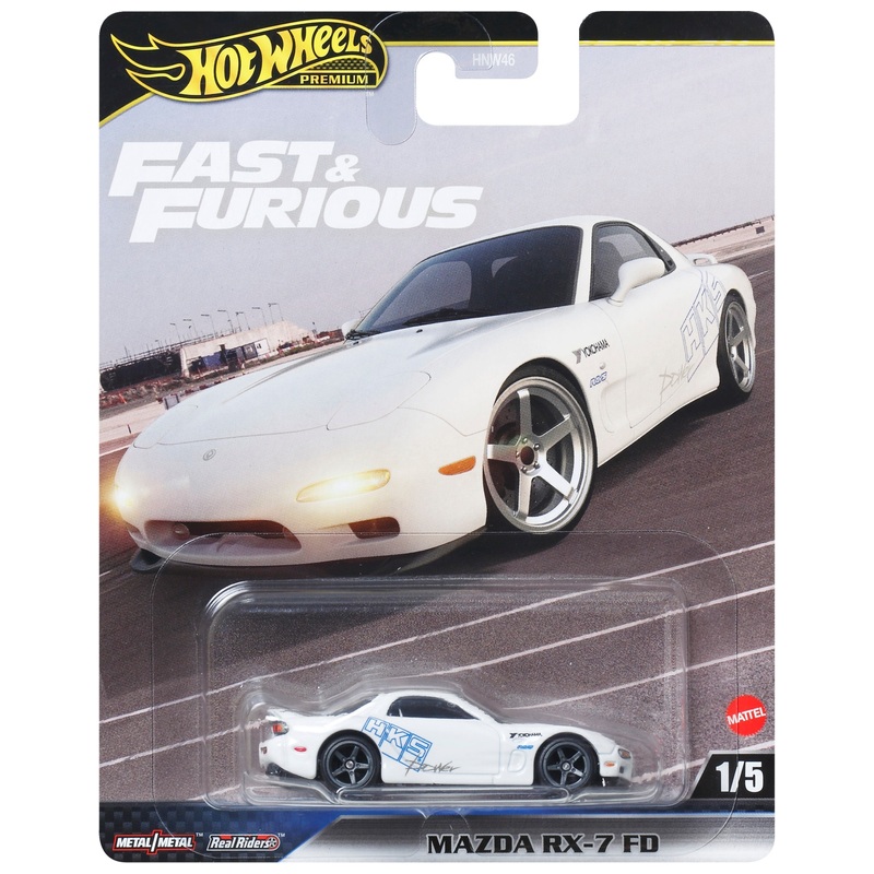 Hot Wheels Premium Fast & Furious Auto Mazda RX-7 FD 1:64 | Smyths Toys ...