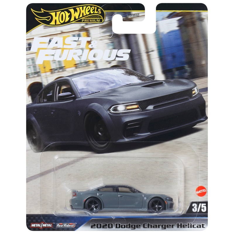 Hot Wheels Premium Fast & Furious Auto 2020 Dodge Charger Hellcat 1:64 ...