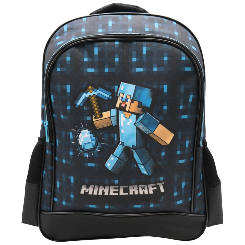 Minecraft Diamond Kids Backpack School Bag | Smyths Toys UK