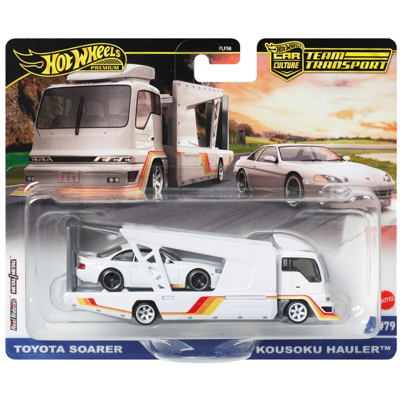 Hot Wheels Premium Team Transport 1:64 Toyota Soarer and Kousoku Hauler ...