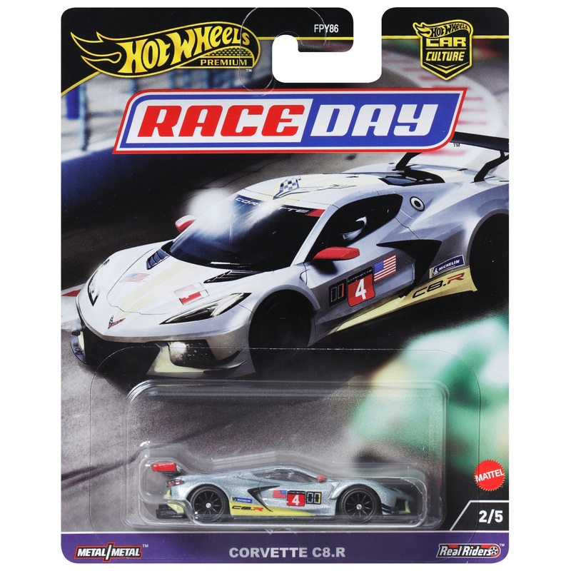 Hot Wheels - Car Culture Premium 1/64 Véhicule Corvette C8.R | Smyths ...