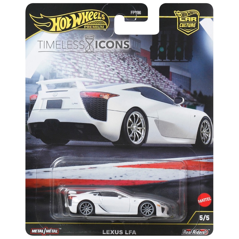 Hot Wheels Premium Car Culture Timeless Icons Diecast Car Lexus LFA 1: ...