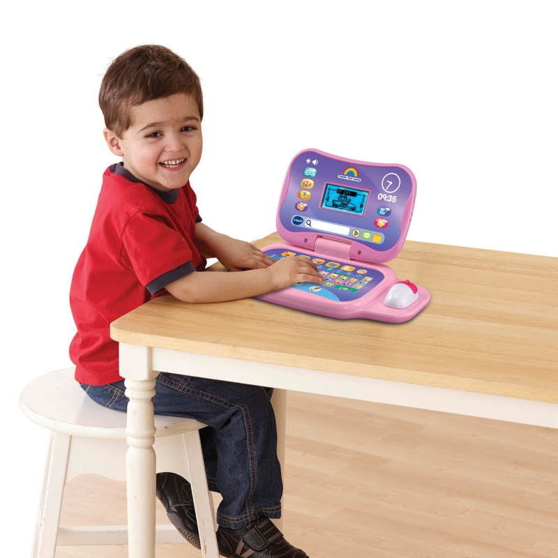 VTech Toddler Tech Laptop Pink | Smyths Toys UK
