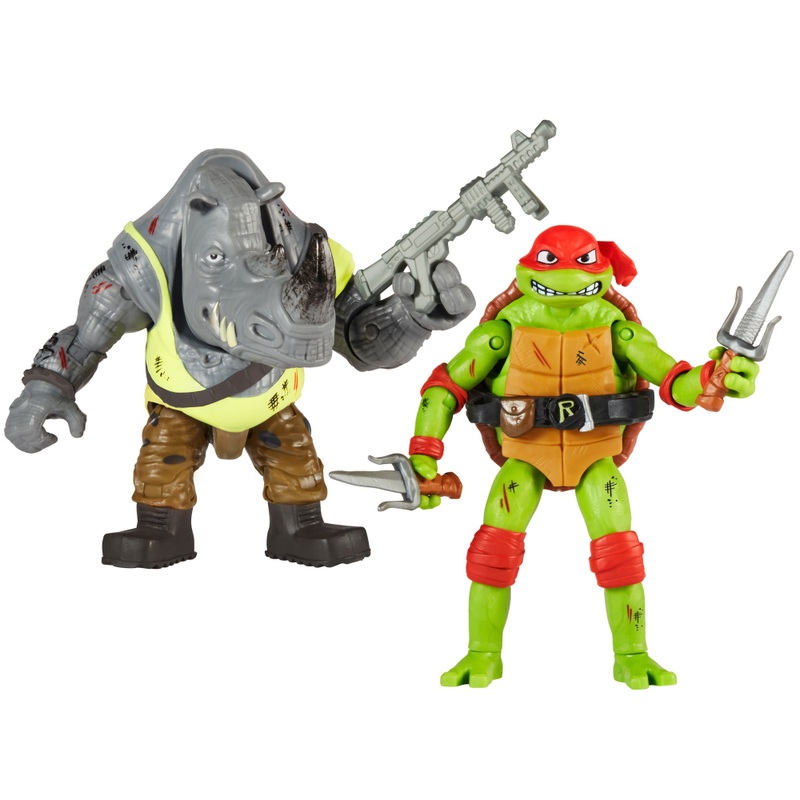 Teenage Mutant Ninja Turtles Mutant Mayhem Figuren Raphael vs ...