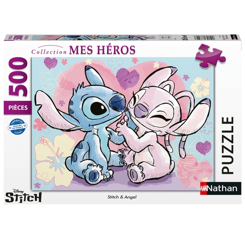 Disney Stitch - Puzzle Stitch et Angel 500 Pièces | Smyths Toys France