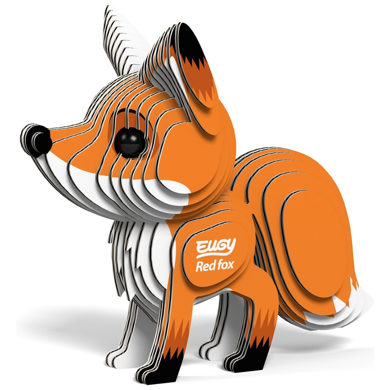 EUGY 3D Model Kit 072: Red Fox | Smyths Toys UK