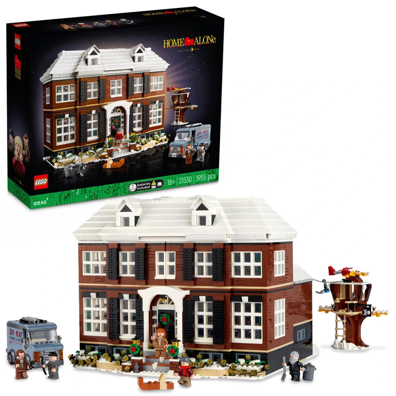 LEGO Ideas 21330 Home Alone McCallisters’ House Set for Adults | Smyths ...