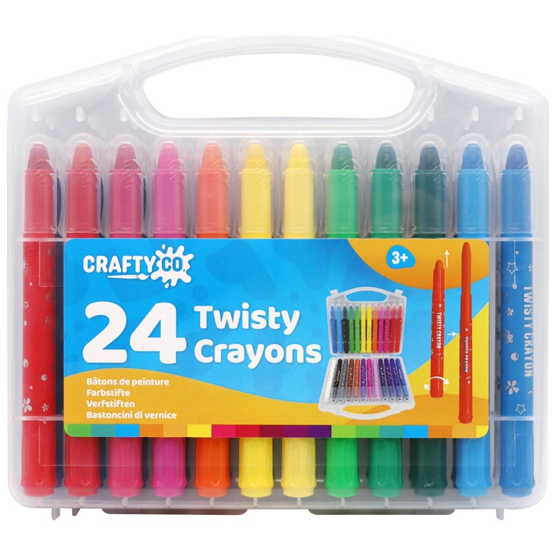 Crafty Co. Twisty Crayons Set 24 Piece | Smyths Toys UK