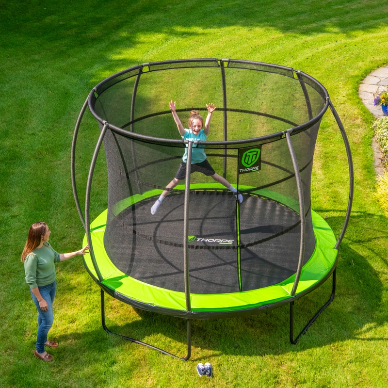 10ft Thorpe Sports Trampoline with Enclosure Net | Smyths Toys UK