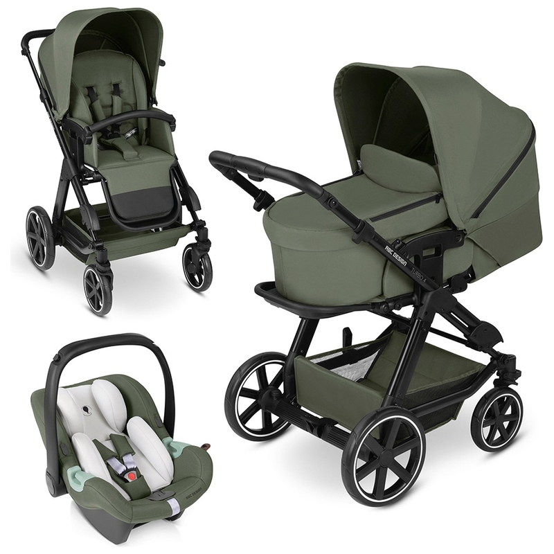ABC Design Turbo 4 Kinderwagen 3-in-1 Moss grün | Smyths Toys Deutschland