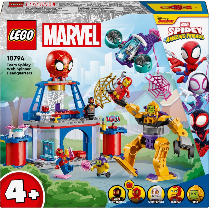 LEGO Marvel 10794 Spidey And His Amazing Friends Team Spidey Web ...