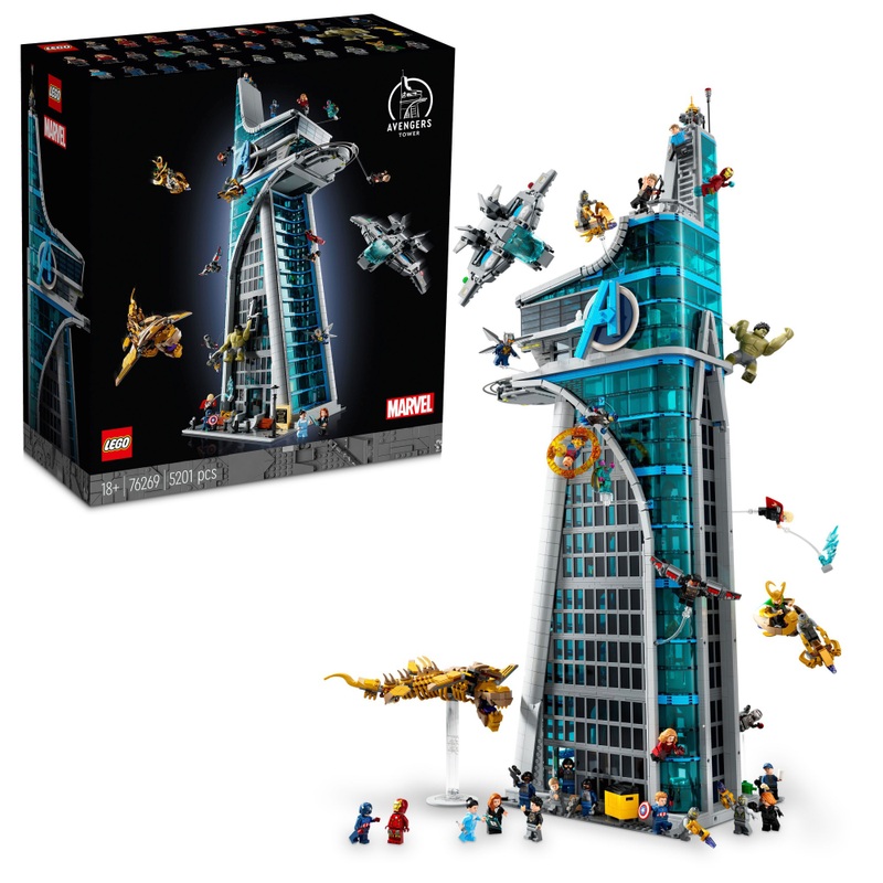 LEGO Marvel 76269 Avengers Tower Set for Adults | Smyths Toys UK