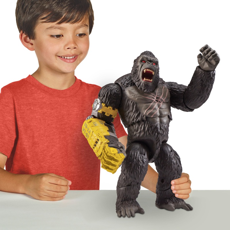 Godzilla x Kong The New Empire Figuur Power Punch Kong 33 cm | Smyths ...