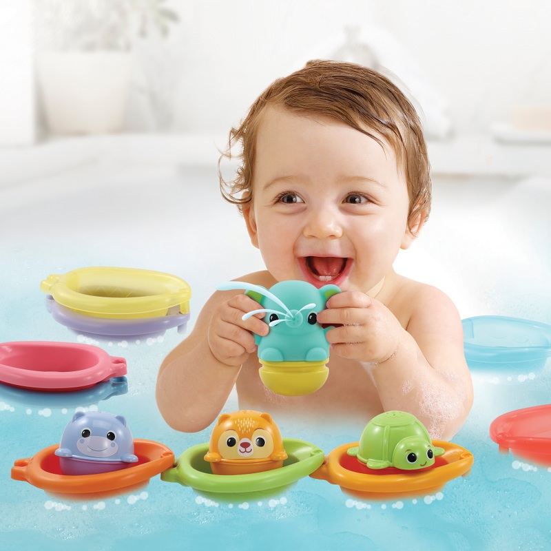 VTech - Coffret de Bain Empilo Rigol'eau | Smyths Toys France