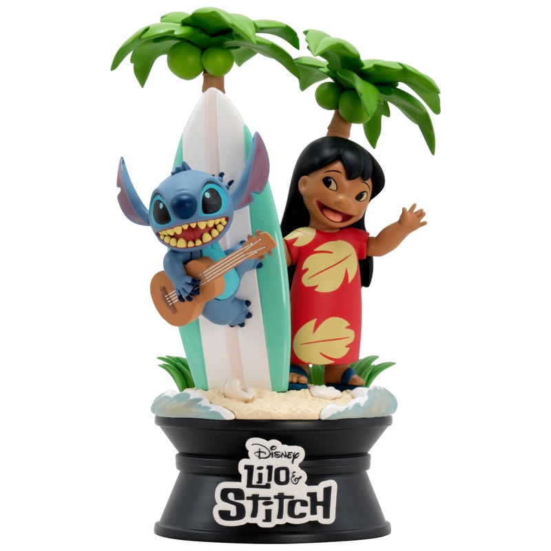 Disney Stitch - Figurines Lilo et Stitch Surfboard 17 cm | Smyths Toys ...