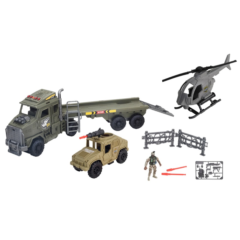 Soldier Force Playset Transport Deployment Mission with Lights and ...