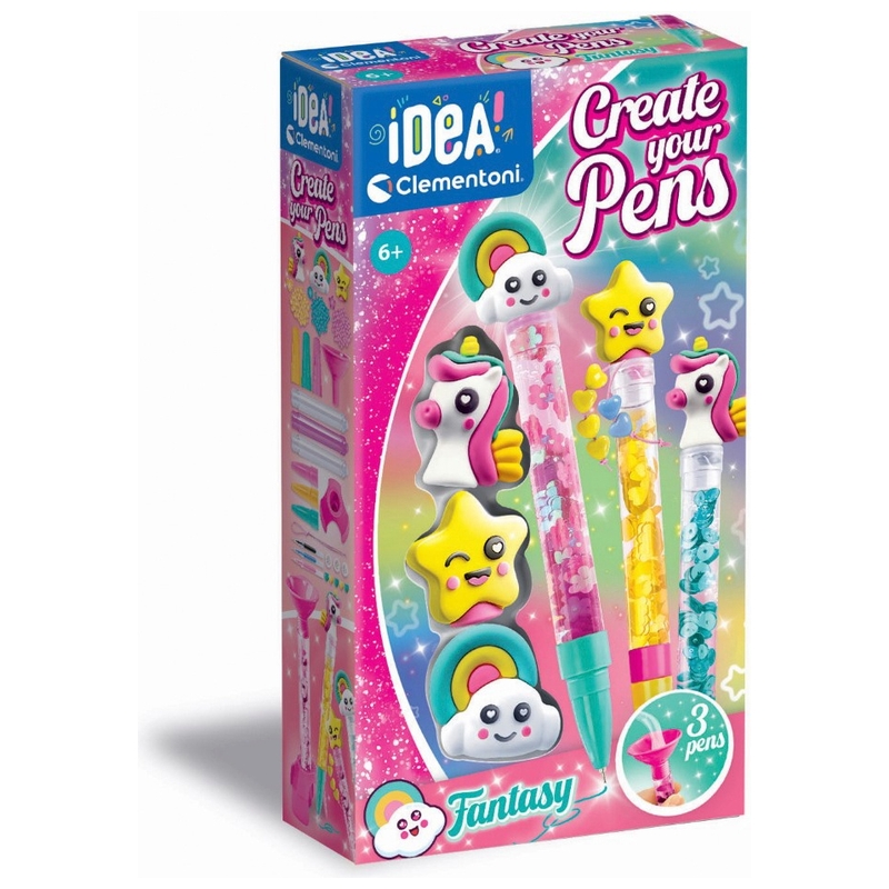 Idea! Clementoni - Crée tes Stylos Fantaisie | Smyths Toys France