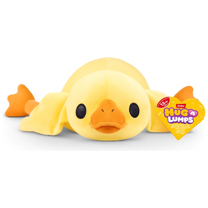 Hug-A-Lumps by ZURU Weighted Plush Bailey the Duck | Smyths Toys UK