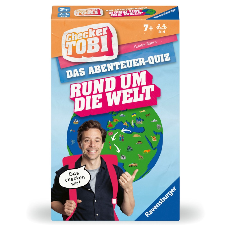 Ravensburger Checker Tobi - Rund um die Welt | Smyths Toys Österreich