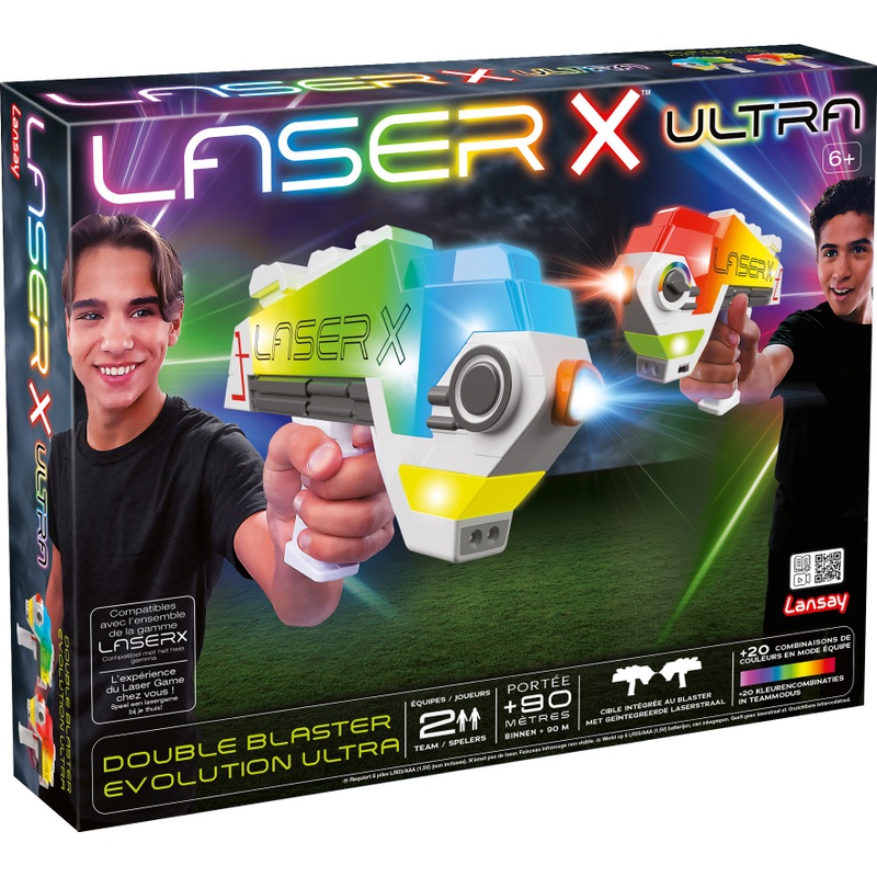 Laser X Double Blaster Evolution Ultra | Smyths Toys France