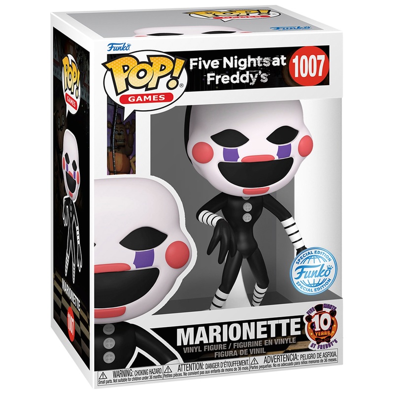Funko POP! Figurine 1007 Five Nights at Freddy's Marionette | Smyths ...