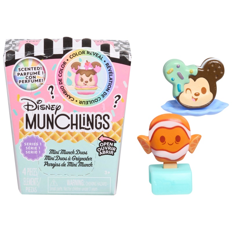 Disney Munchlings - Boîte 2 Figurines Mini Munch Série 1 2,5 cm ...