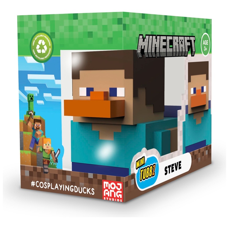 Mini Tubbz Minecraft Figuur Steve | Smyths Toys Nederland