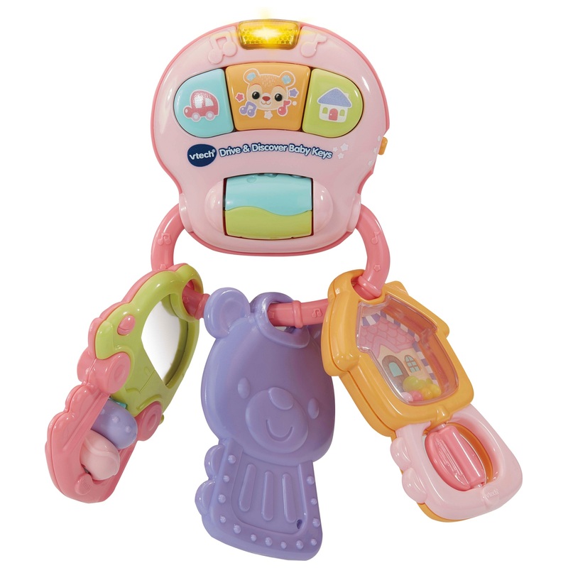 VTech Baby Drive & Discover Keys Pink | Smyths Toys UK