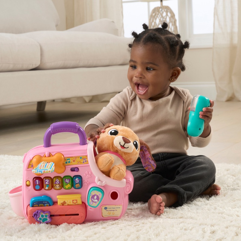 VTech Baby Cutie Plush Puppy Carrier | Smyths Toys UK