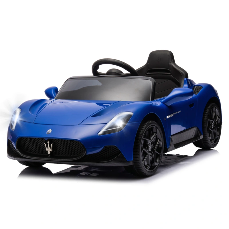 Maserati MC20 Car 12V Electric Ride On with Remote Control Blue ...
