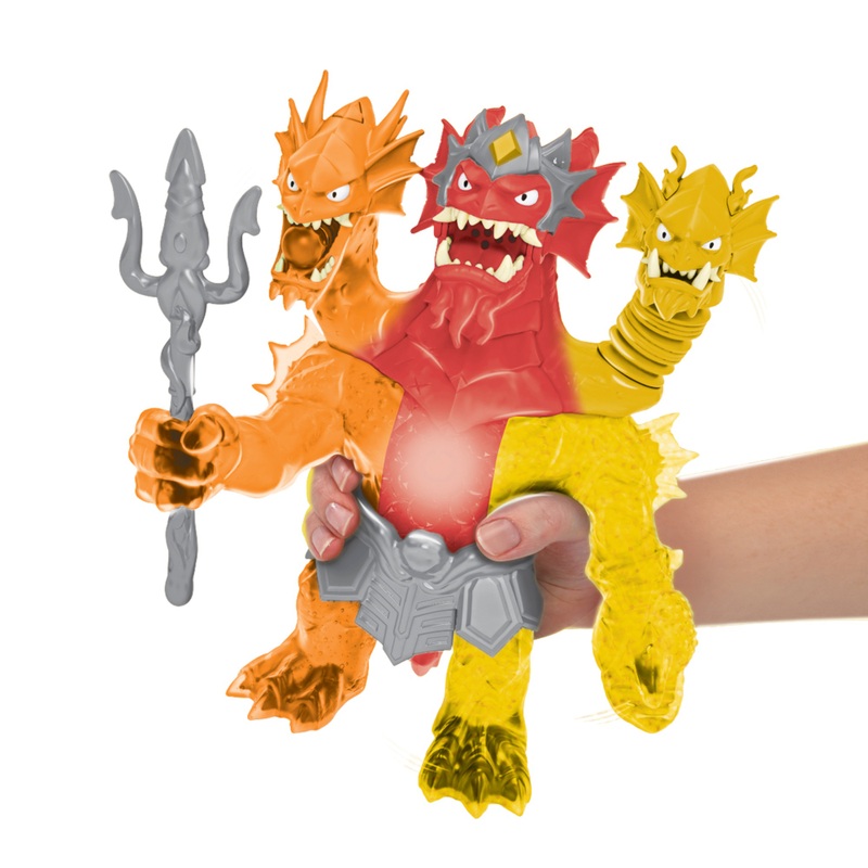 Heroes of Goo Jit Zu Stretch Strikers Hero Pack Lava Fury King Hydra | Smyths Toys UK
