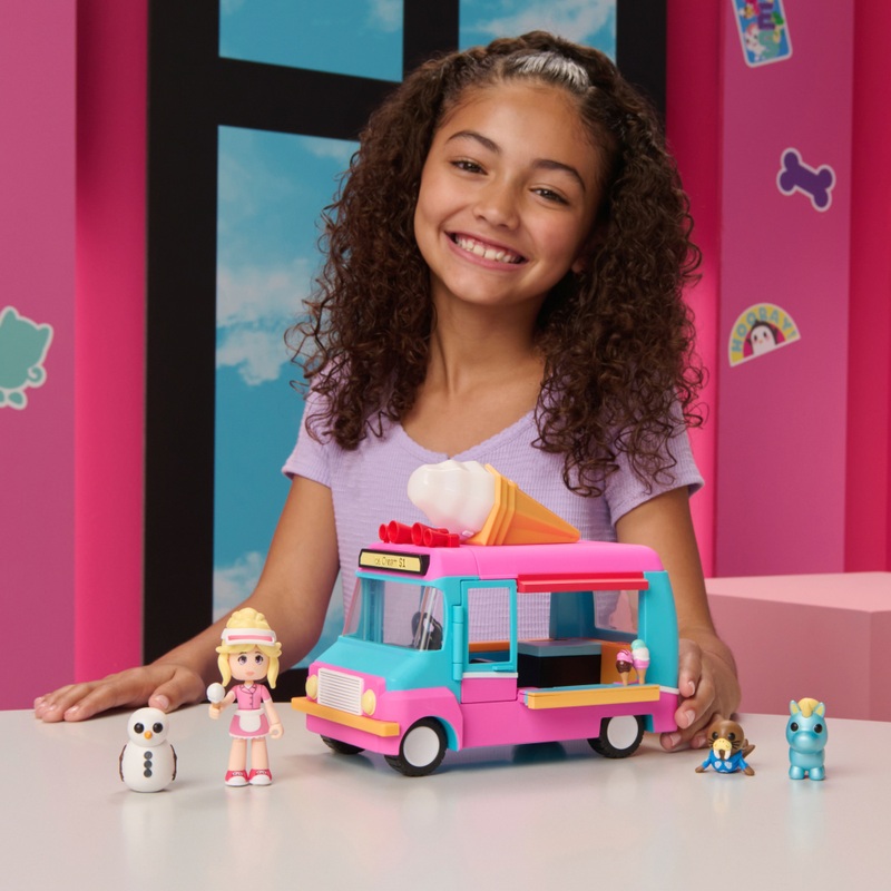 Adopt Me! Lights and Sounds Ice Cream Truck | Smyths Toys UK