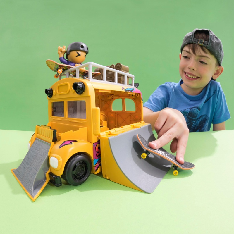 Tech Deck - SK8 Crew Skatepark Autobus | Smyths Toys France
