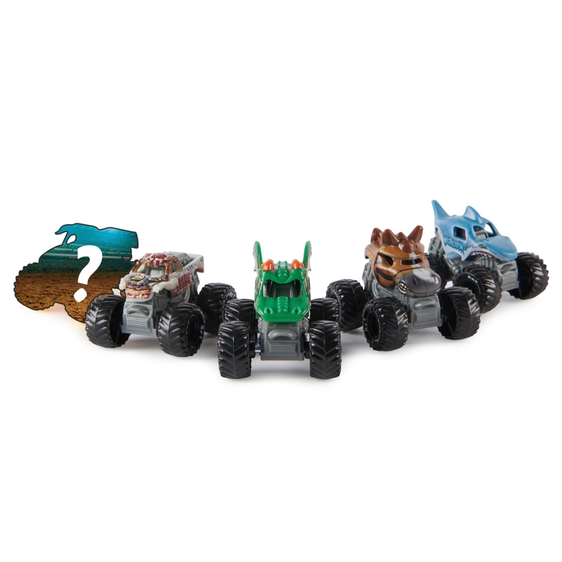 Monster Jam Monster Trucks Mini Jams Diecast 1:87 Scale 5 Pack ...