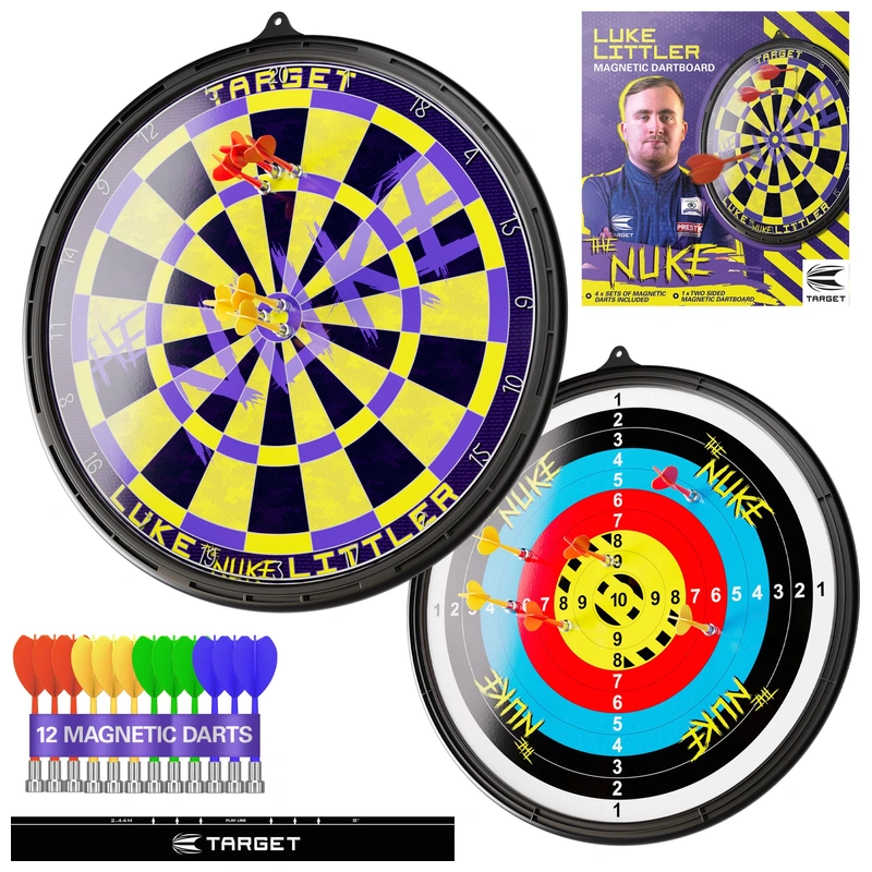 Luke Littler Magnetic Dartboard Set | Smyths Toys UK