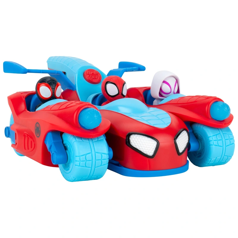 Spidey and His Amazing Friends Playset Spidey Team Split Racer 3-in-1 ...