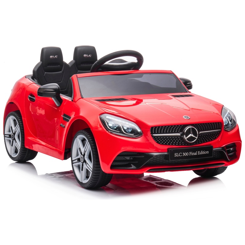 Mercedes-Benz SLC-Class Car 6V Electric Ride On with Remote Control Red ...