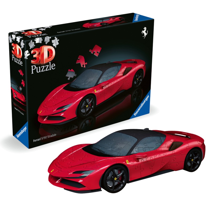 Ravensburger 3D Puzzle Ferrari Stradale 108 Pieces | Smyths Toys UK
